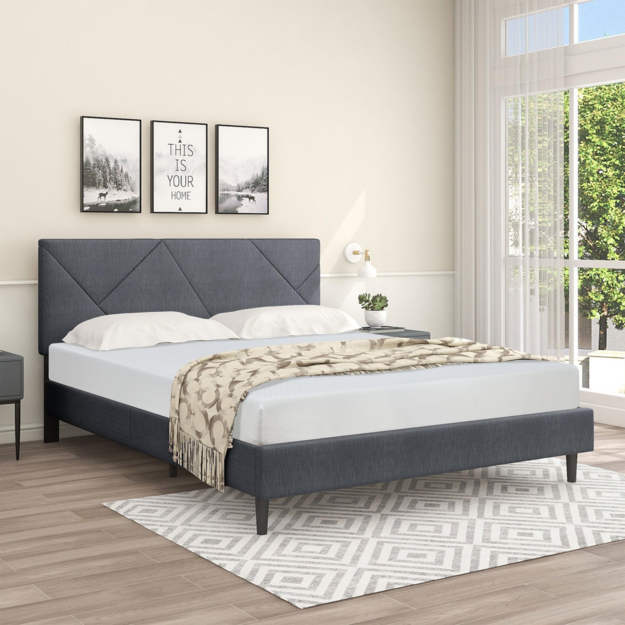 Queen Mattresses, 5/6/8/10/12 Inch Green Tea Cooling Queen Mattress ...