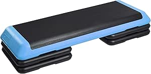 Amazon.com: AmazonBasics Aerobic Exercise Step Platform with Adjustable ...