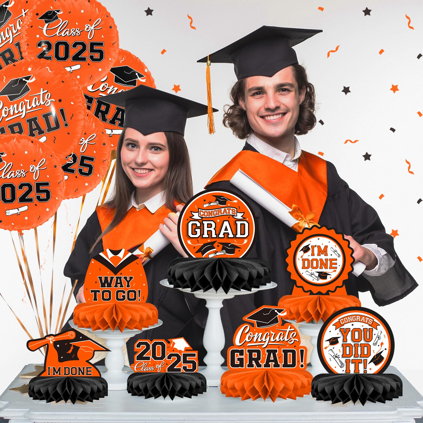 Snapklik.com : 9PCS Graduation Party Decorations Congrats Grad Table ...