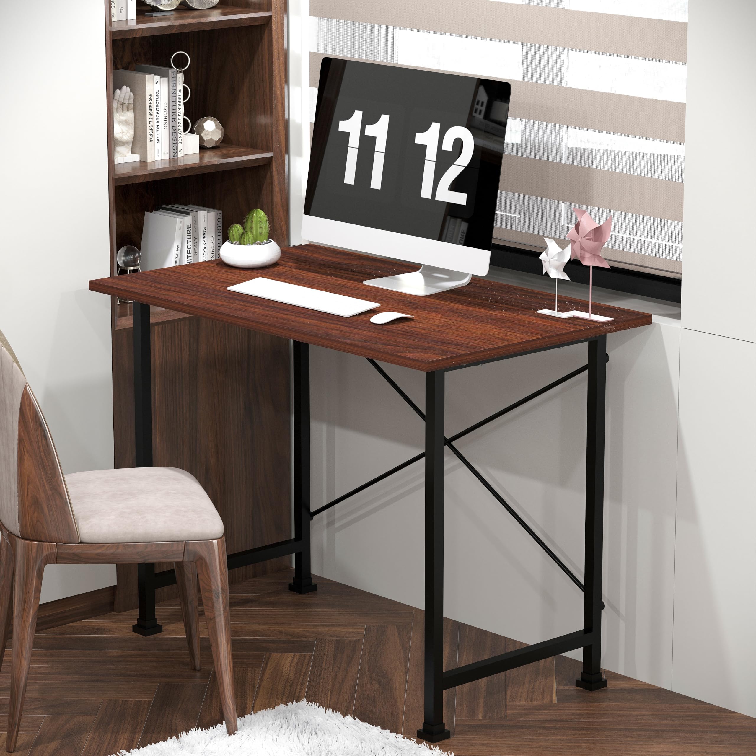 CATIVE Engineered Hard Wood Study Table Computer Desk Laptop Study ...