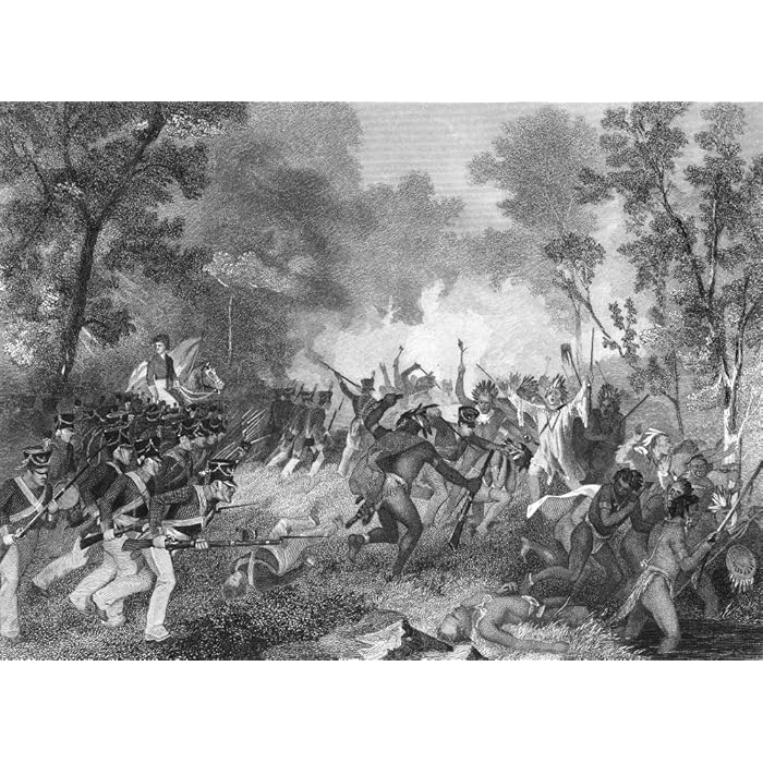 Buy Battle Of Tippecanoe 1811 Na US Force Under General William Henry ...