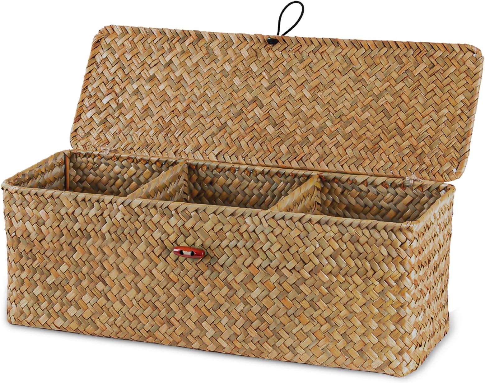 Amazon.com: Mkono Storage Baskets Bin with Lid Decorative Paper Rope ...