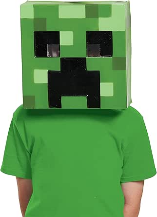 Generique - Creeper Minecraft Mask for Kids : Amazon.co.uk: Toys & Games
