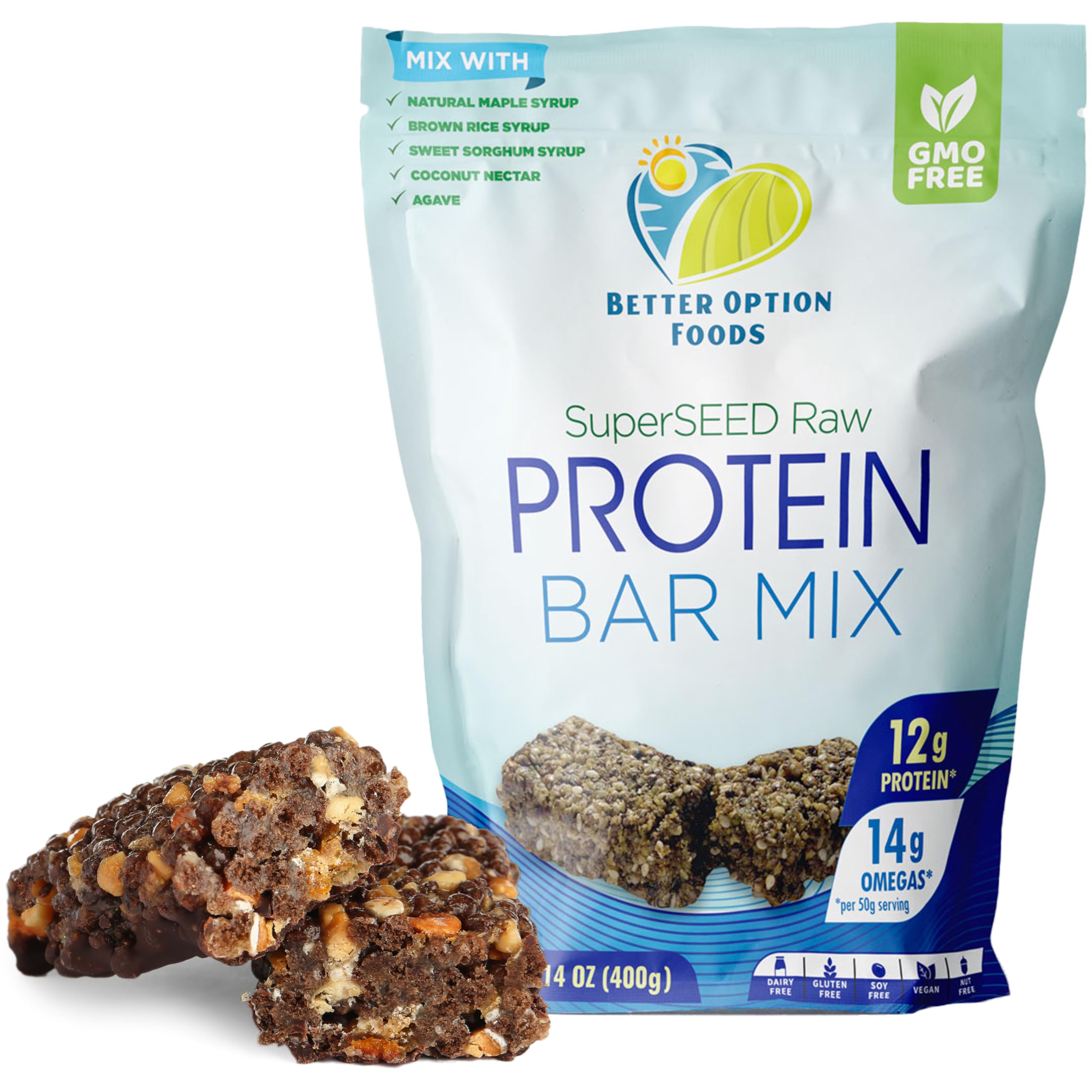 Amazon.com : Raw Protein Bar Mix - SuperSEED High Protein Mix with ...