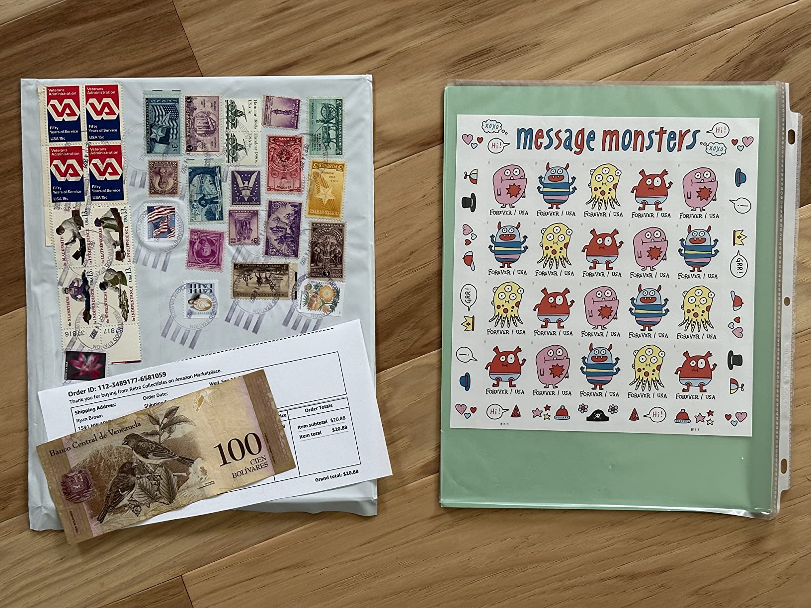 $5/mo - Finance USPS 2021 Message Monsters Forever First Class Postage ...