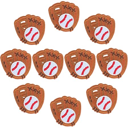 Amazon.com: XUNHUI Baseball Embroidered Patch for Clothing Iron on Sew ...