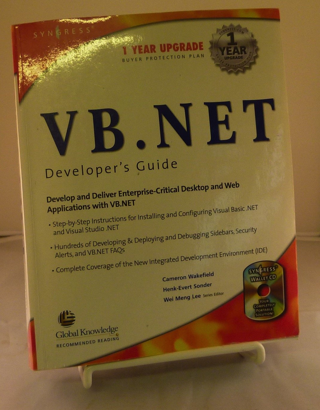 VB.net Developer's Guide (With CD-ROM) by Wakefield, Cameron; Sonder ...