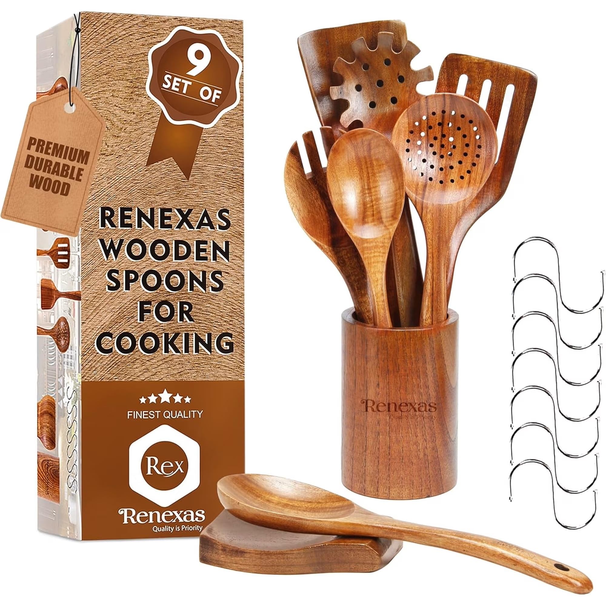 5 Best Wooden Cooking Utensils | Split-Free Wooden Utensils