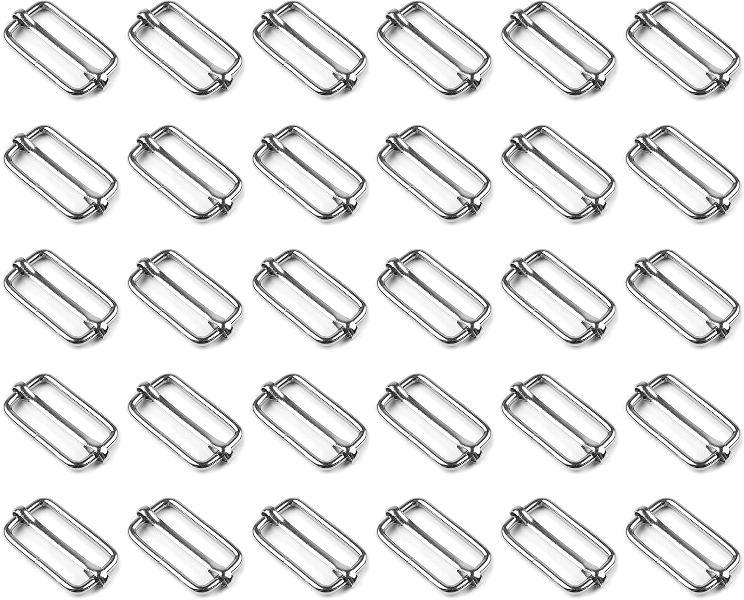 30 Pcs Buckles Set for 40 mm / 1.57" Webbing Strap, 30 x Triglide ...