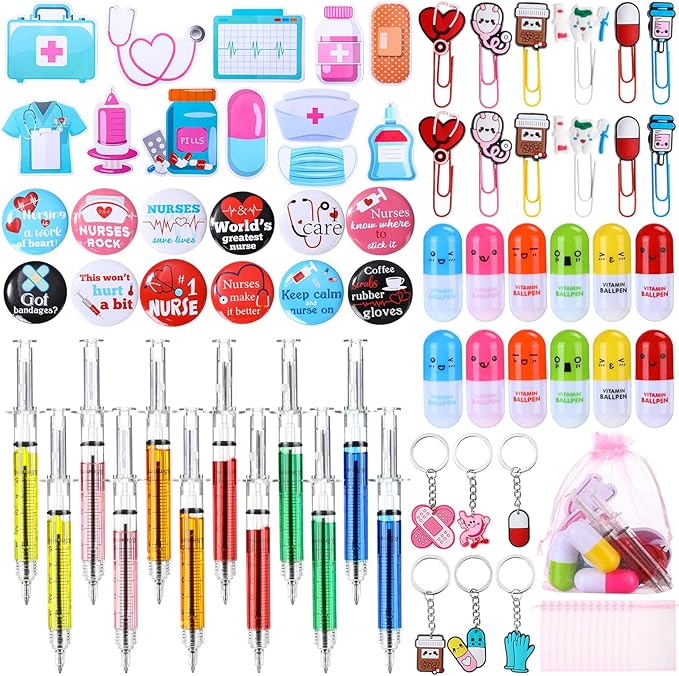 Amazon.com: Funrous 84 Pcs Nurse Week Appreciation Gifts Bulk Include ...