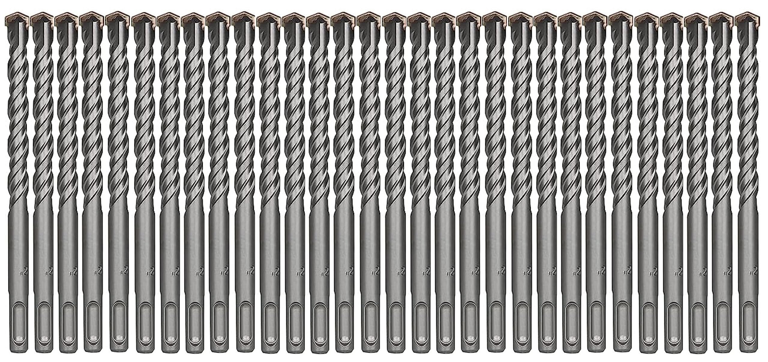 Amazon.com: SDS Plus Rotary Hammer Drill Bit 30Pcs 1/2 in. x 6 in ...