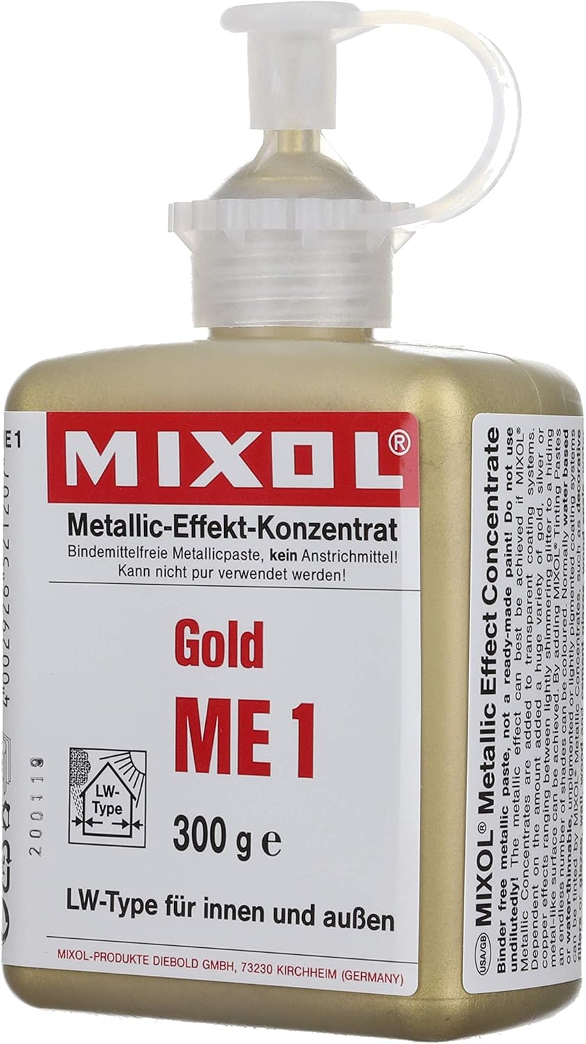 Amazon.com: Mixol Metallic Effect Tint Gold 300g : Arts, Crafts & Sewing