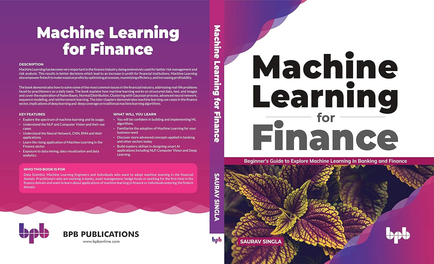 Amazon.com: Machine Learning for Finance: Beginner's guide to explore ...
