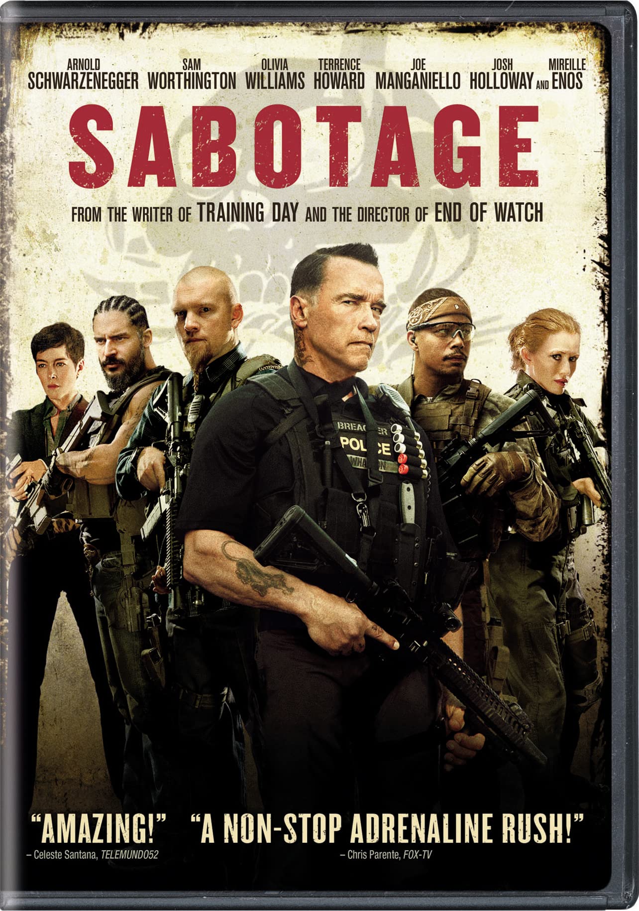 Amazon.com: Sabotage : Arnold Schwarzenegger, Sam Worthington, Olivia ...