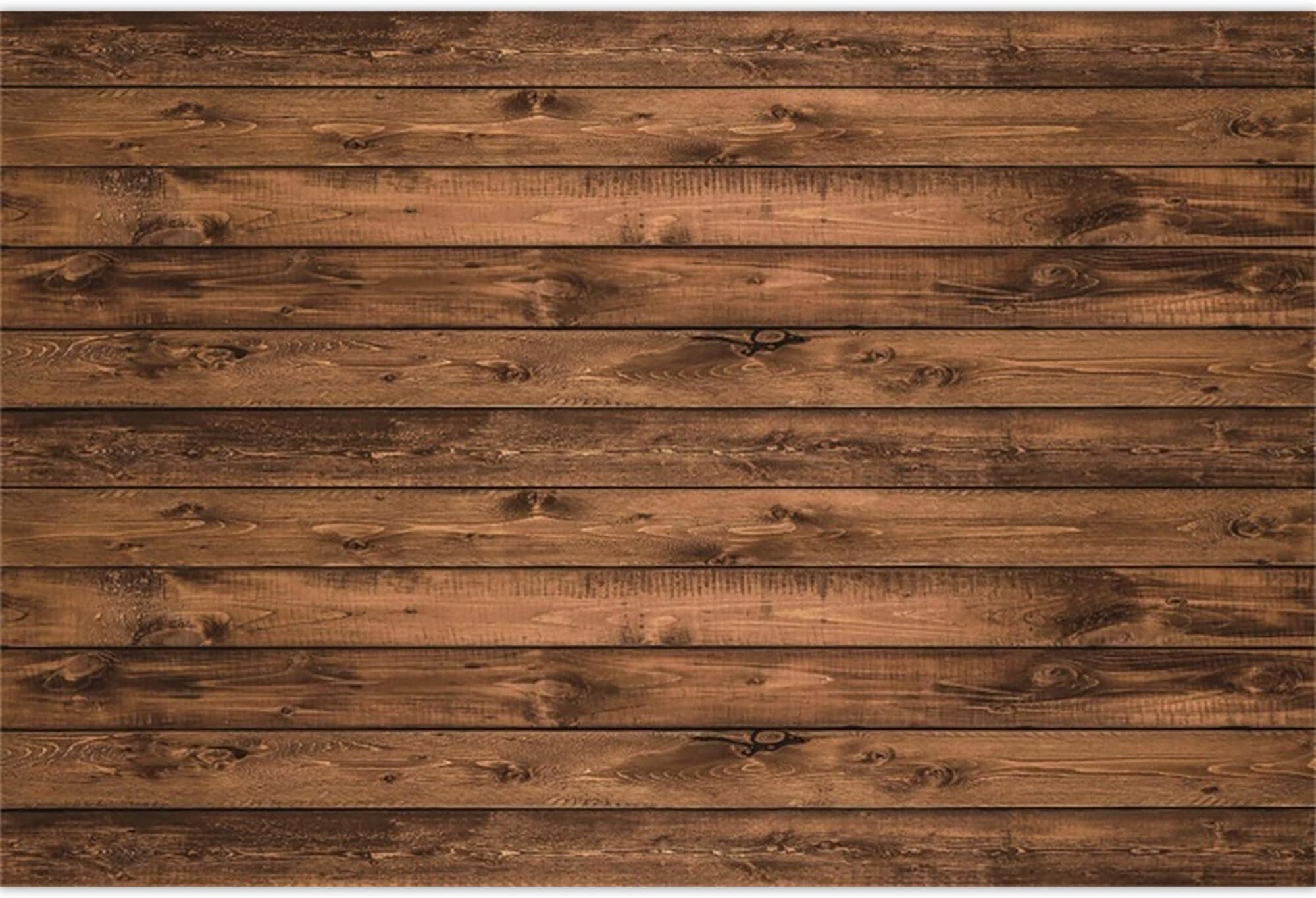 Amazon.com : Wood Backdrop, Wooden Backdrop Wall Vintage Brown Wood ...
