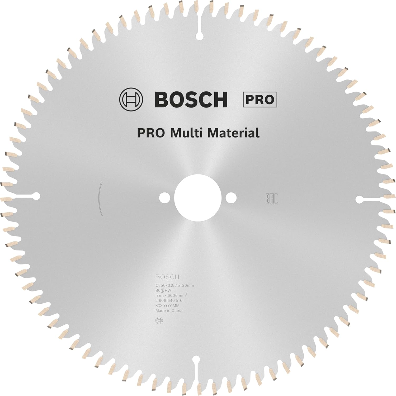 Bosch 1x PRO Multi Material Circular Saw Blade for Corded Mitre Saws ...