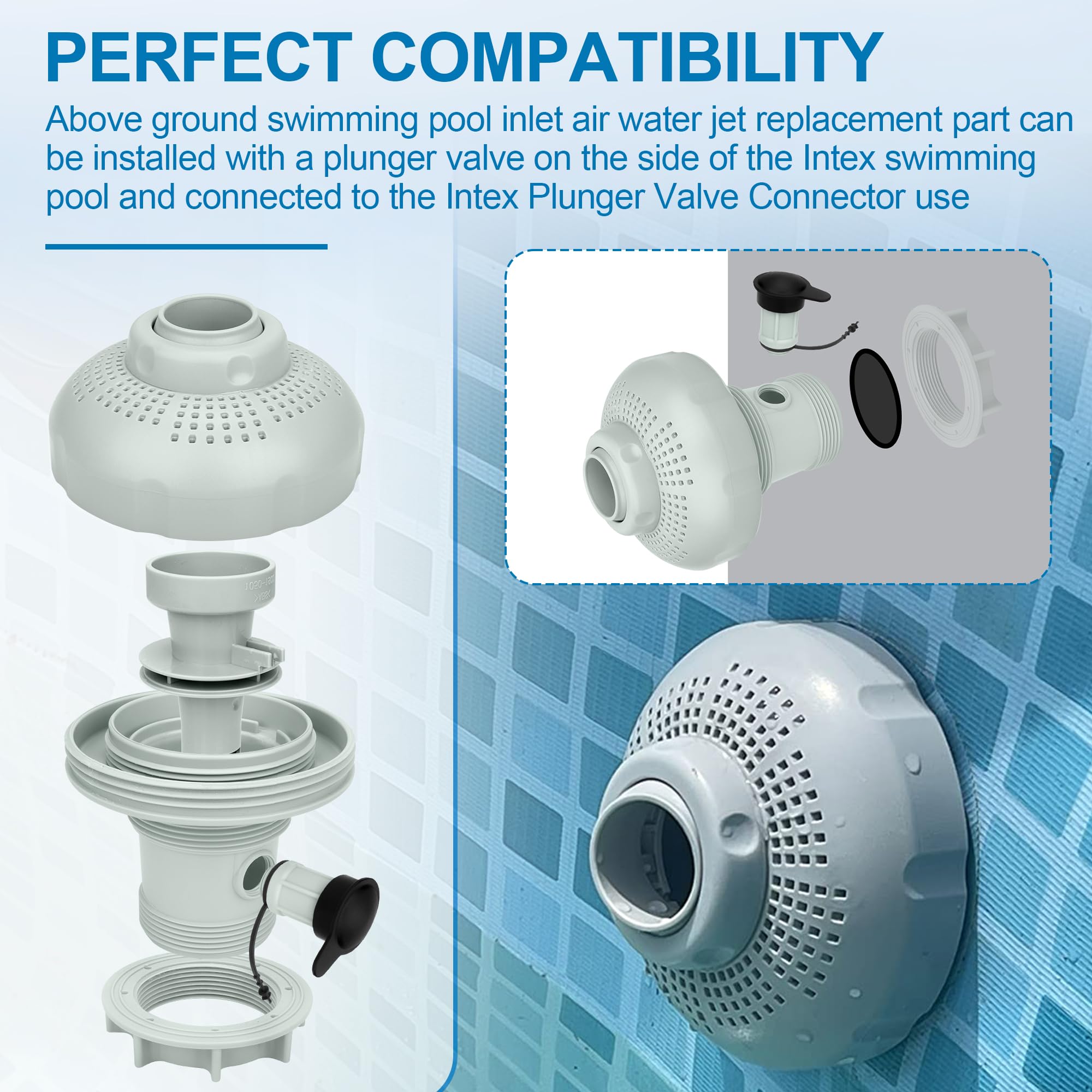 Snapklik.com : 12355 Large Inlet Air Nozzle For Intex 1900-2450gph ...