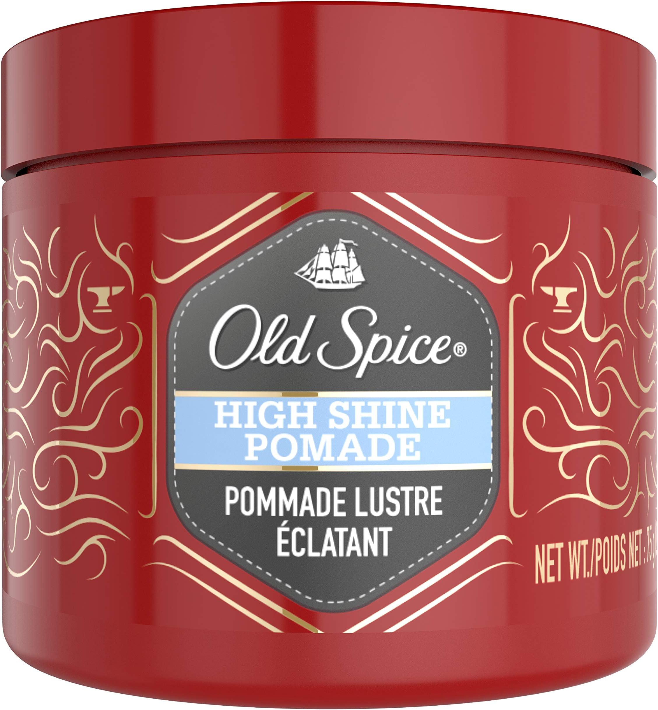 Amazon.com: Old Spice High Shine Pomade, Hair Styling for Men, 75 grams ...
