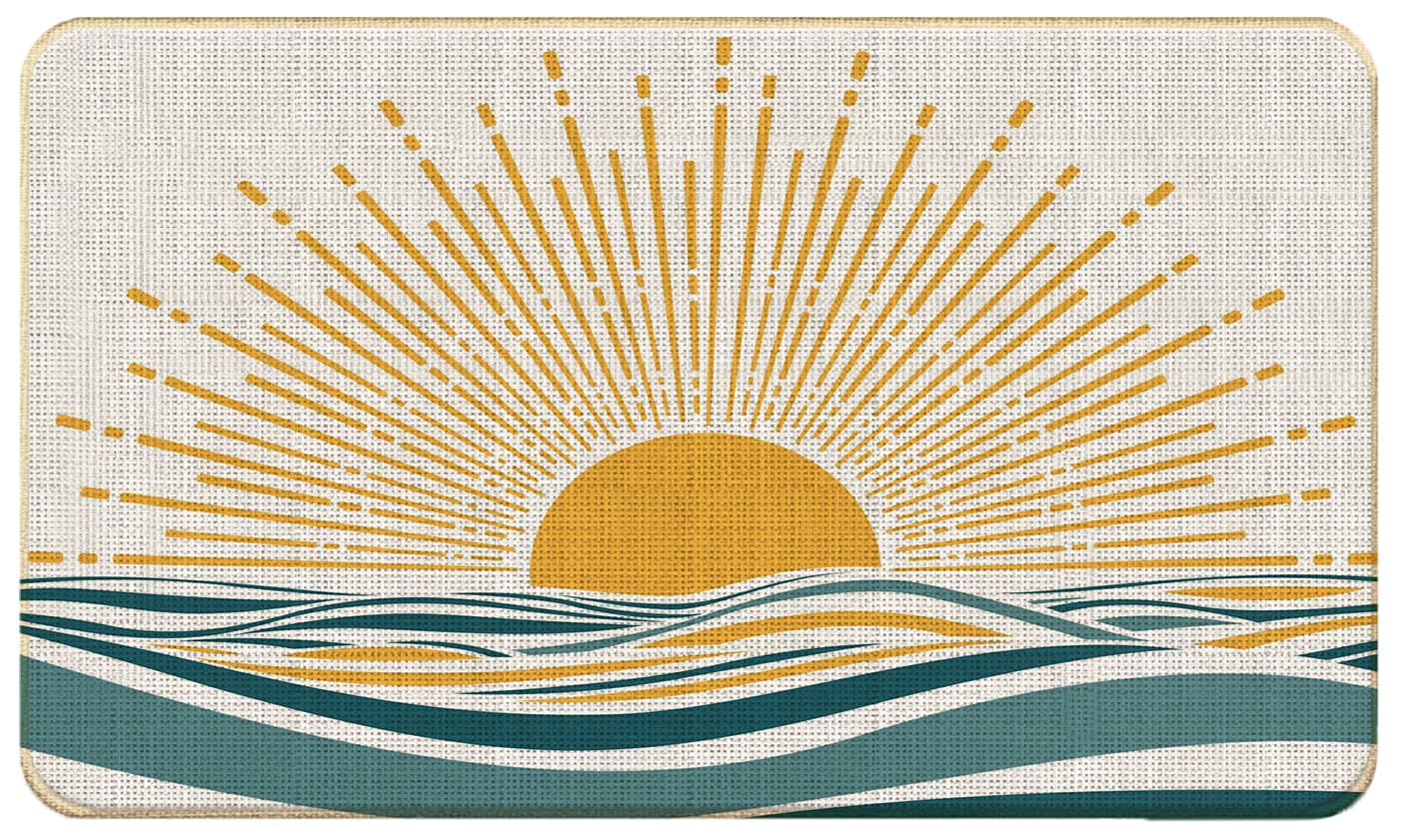 Amazon.com: QGFM Boho Door Mat - Boho Sun Ocean Front Door Mats Outdoor ...