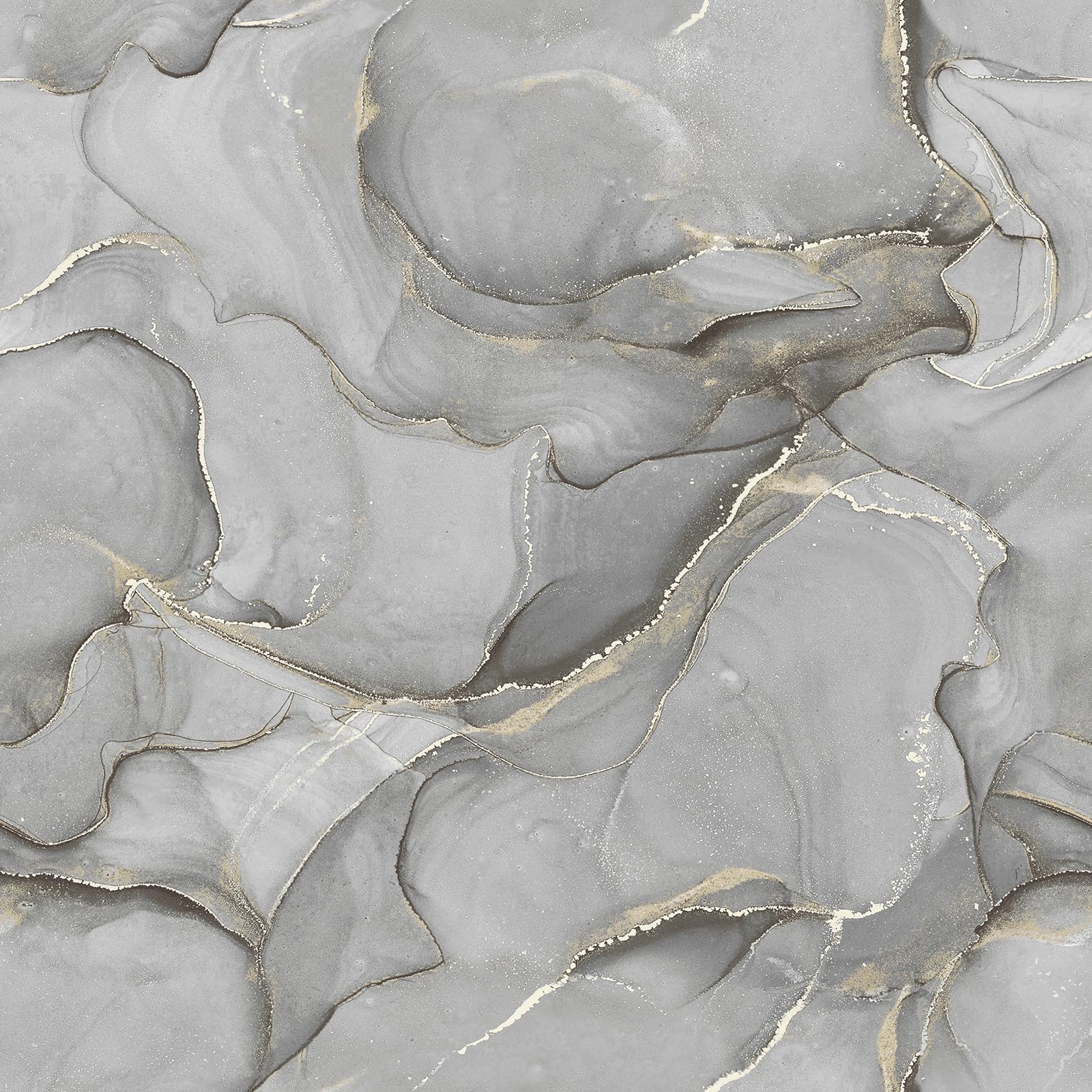 Amina Grey Marble Effect Wallpaper