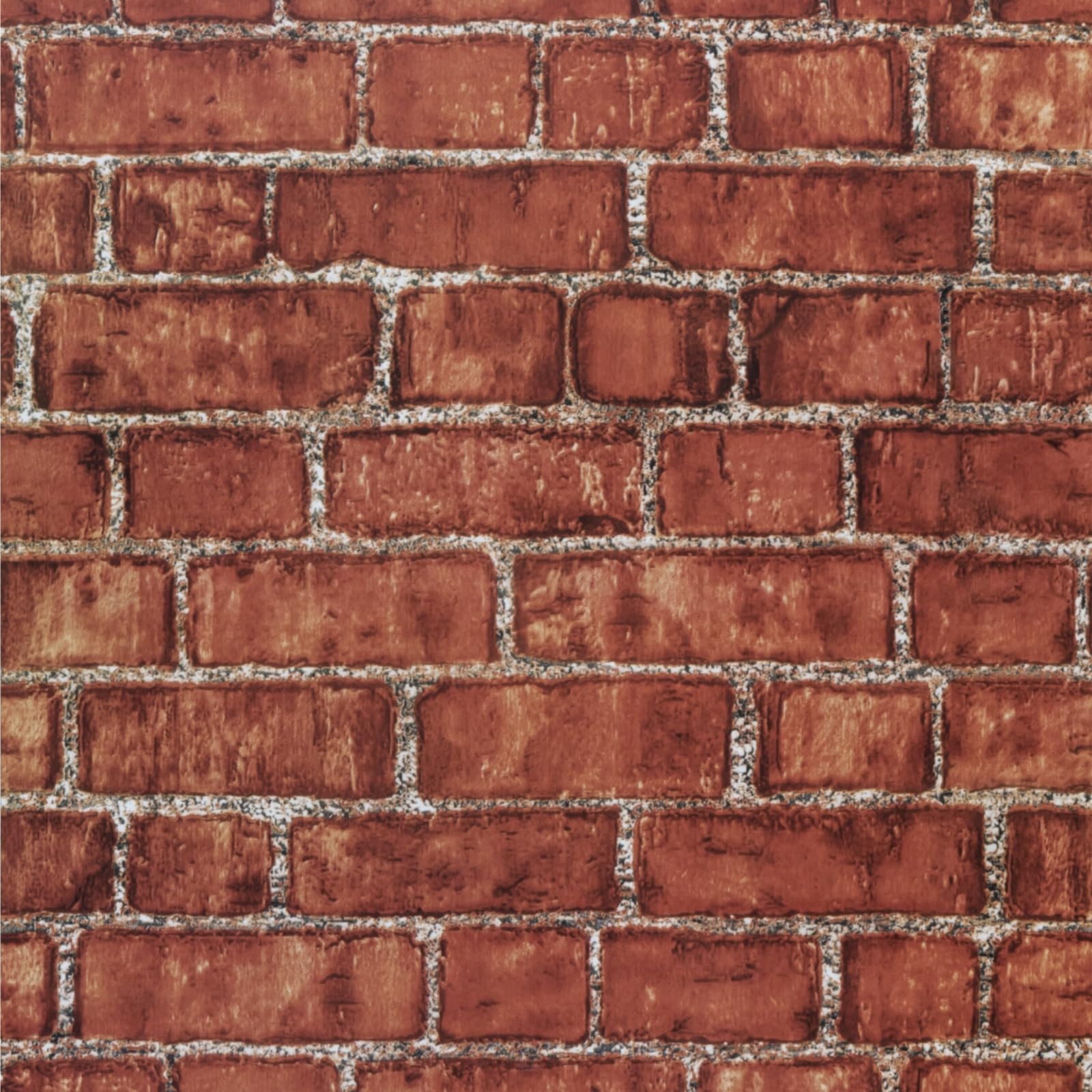 Abyssaly Red Brick Wallpaper Peel and Stick, Faux Brick Vinyl Contact ...