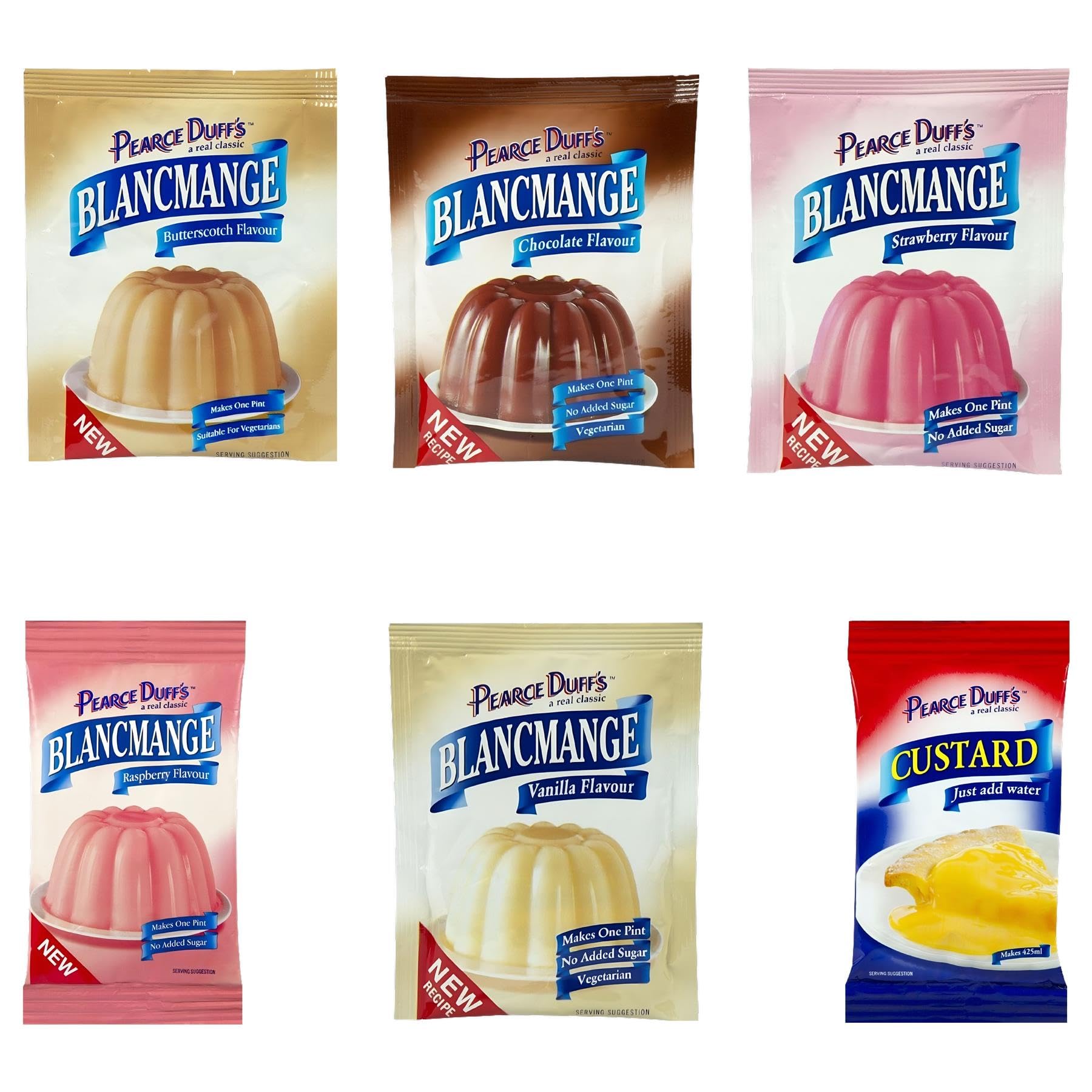 Pearce Duffs Blancmange Custard Pick N Mix - Create Custom Pouch Combo ...