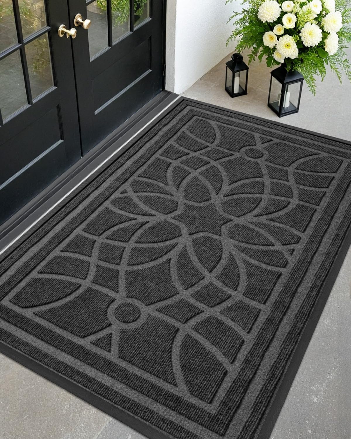 Amazon.com : DEXI Front Door Mat Outside Entrance, Heavy Duty Non Slip ...
