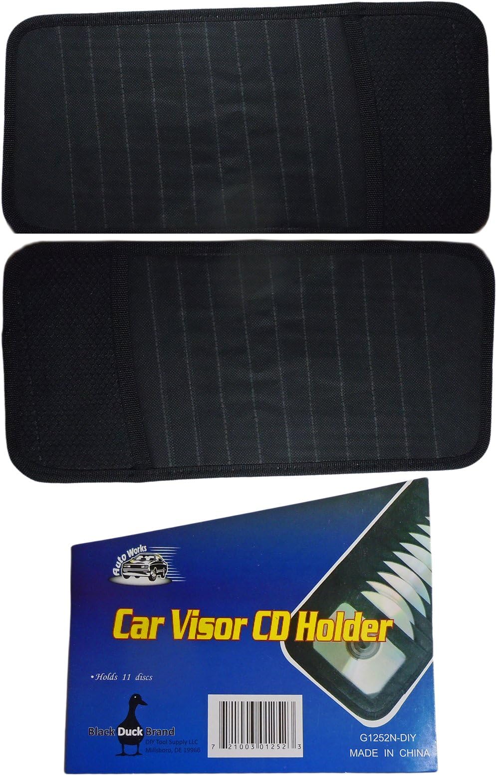 Amazon.com: 2-Pack, 18 CD Car Sun Visor Storage Disc Capacity DVD ...