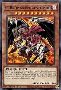 Amazon.com: Red Dragon Archfiend/Assault Mode - SDCK-EN017 - Common - 1st Edition : Toys & Games