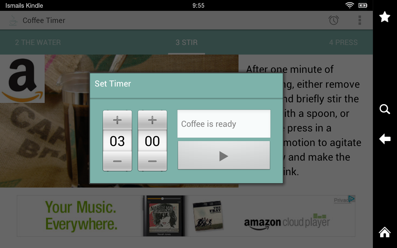 Coffee Timer - App on Amazon Appstore