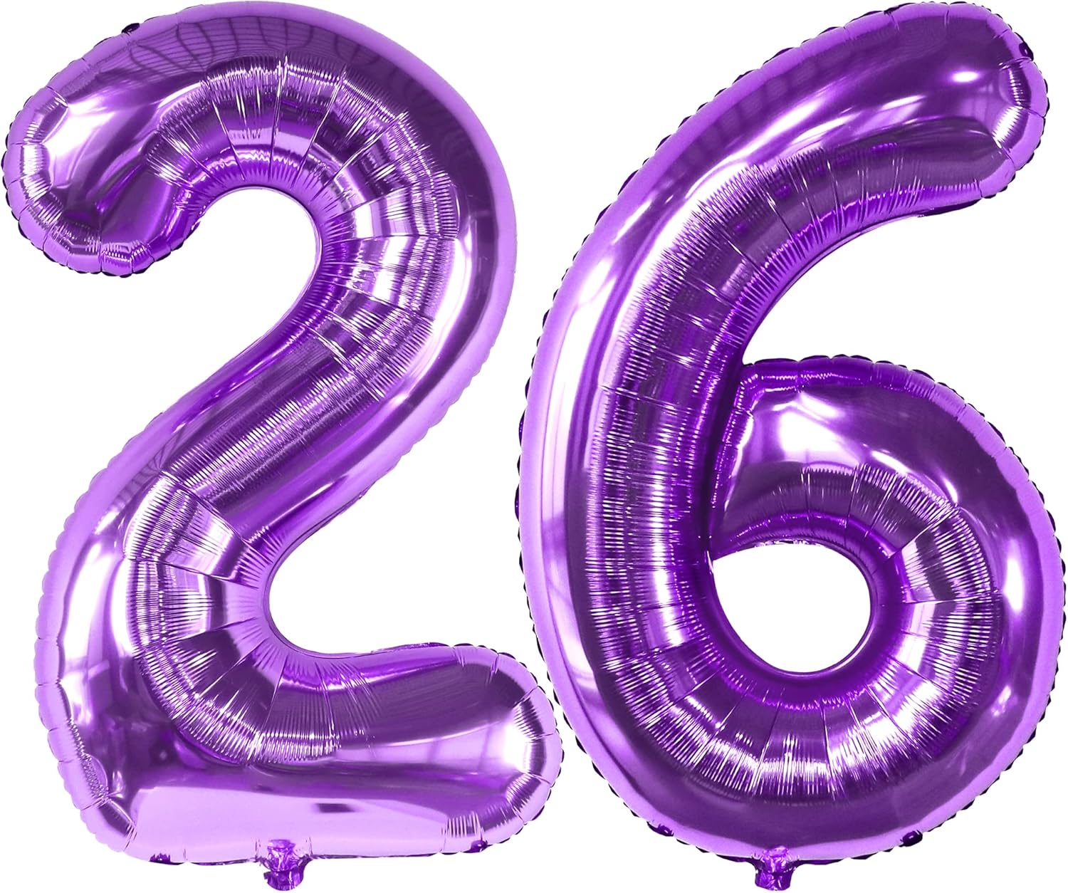 Amazon.com: KatchOn, Giant Purple 26 Balloon Number - 40 Inch | 26 Year ...
