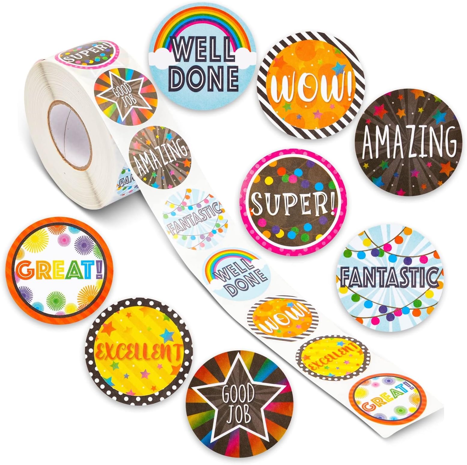 Amazon.com: 500 Pieces Incentive Stickers, Motivational Stickers for ...