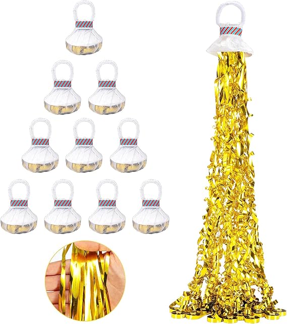 Amazon.com: Confetti Poppers, Plastic No Mess Streamers, Party Poppers ...