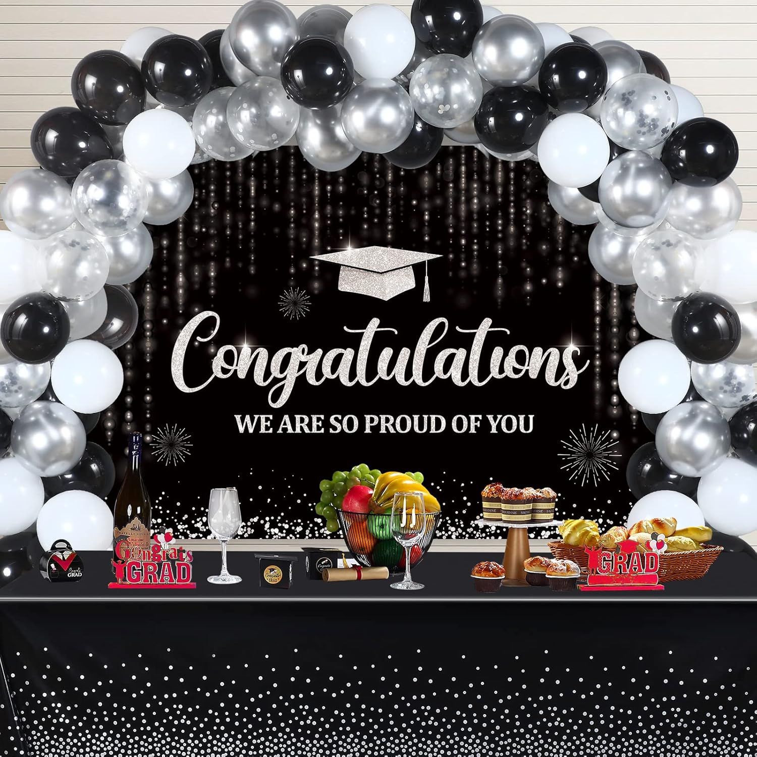زينة حفلات التخرج لعام 2023، لوازم حفلات التهنئة، ديكورات حفلات التخرج ...