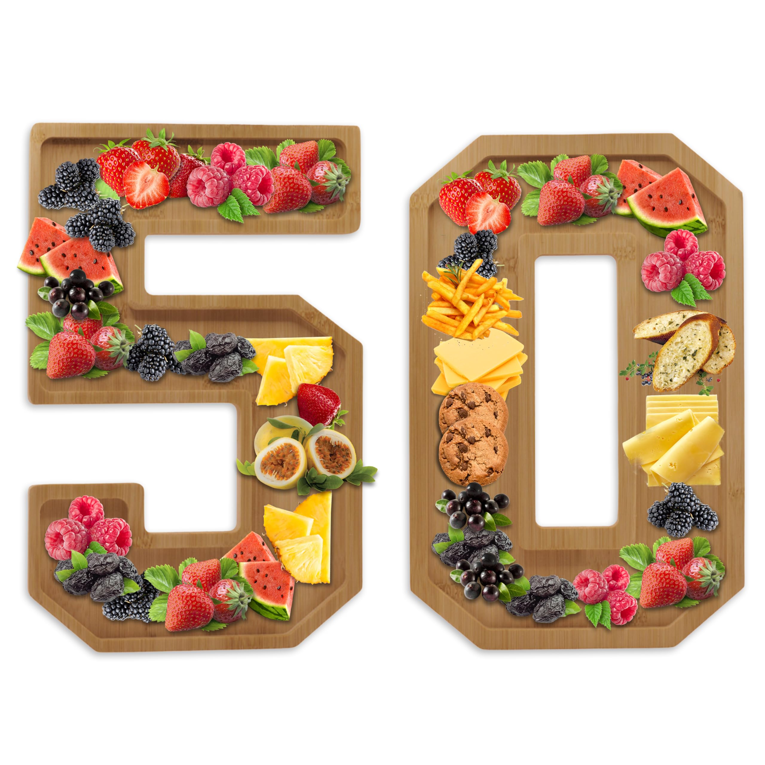 Number 50 On Bamboo