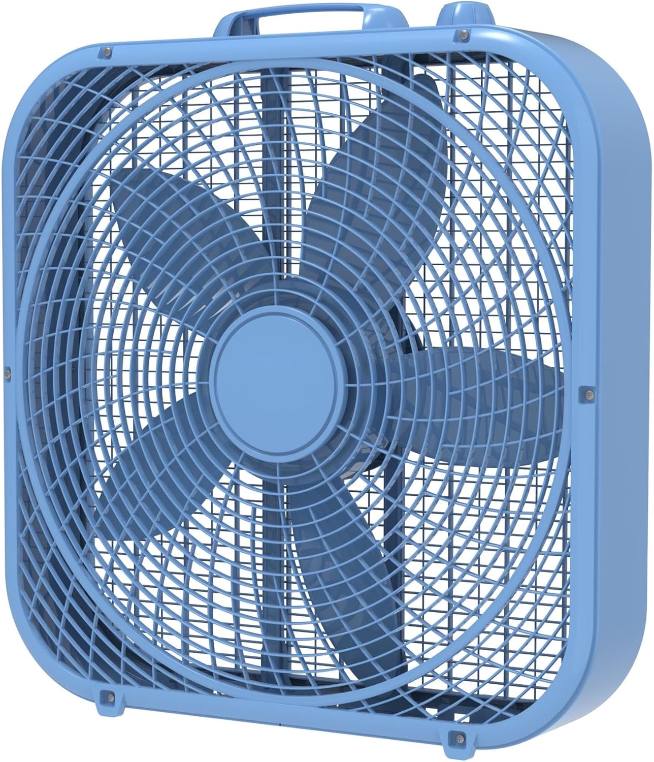 Amazon.com: 20" Cool Colors 3-Speed Box Fan with Weather-Resistant ...