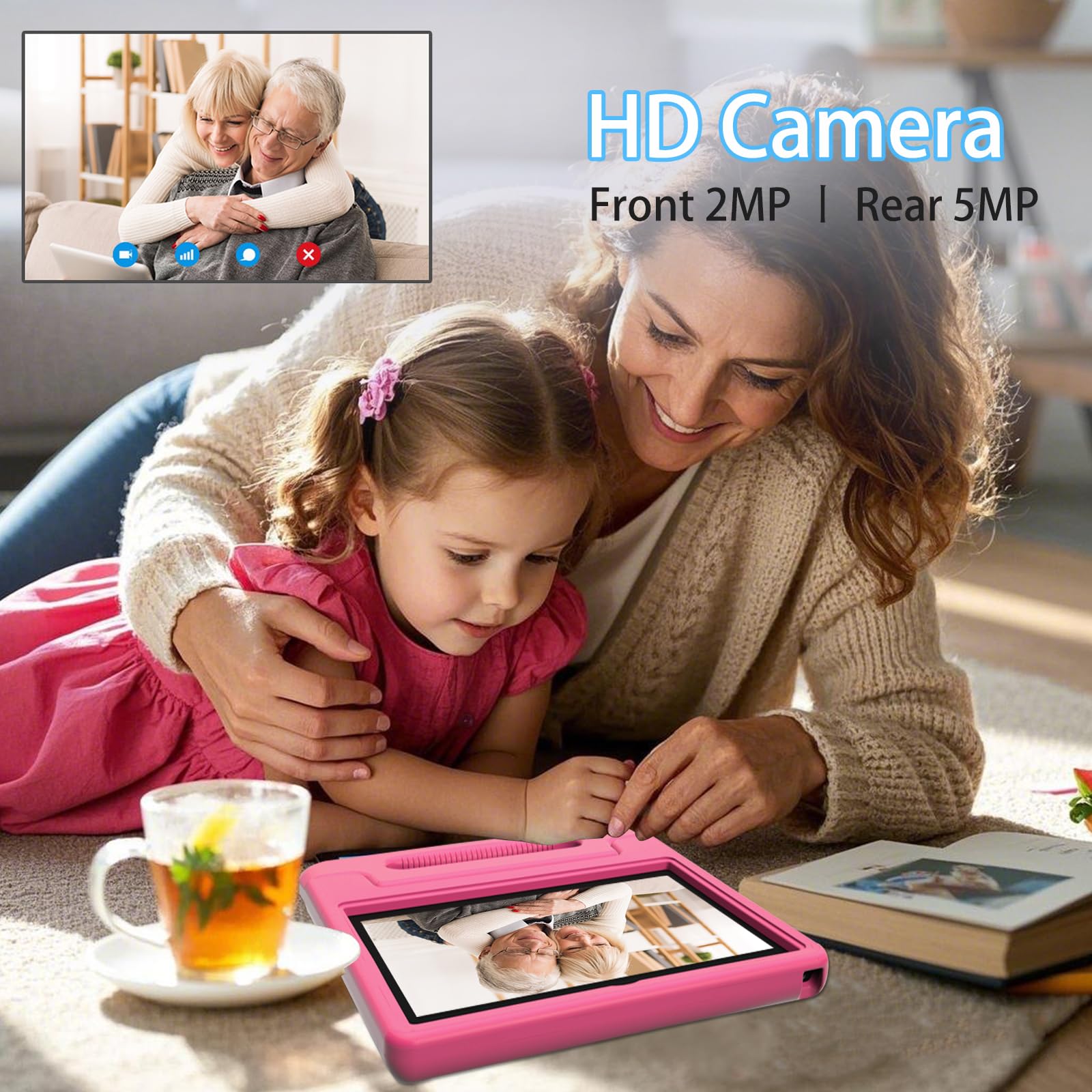 GOWENIC 10 Inch Kids Tablet, Easy to Use Tablet for Seniors, 6GB RAM ...