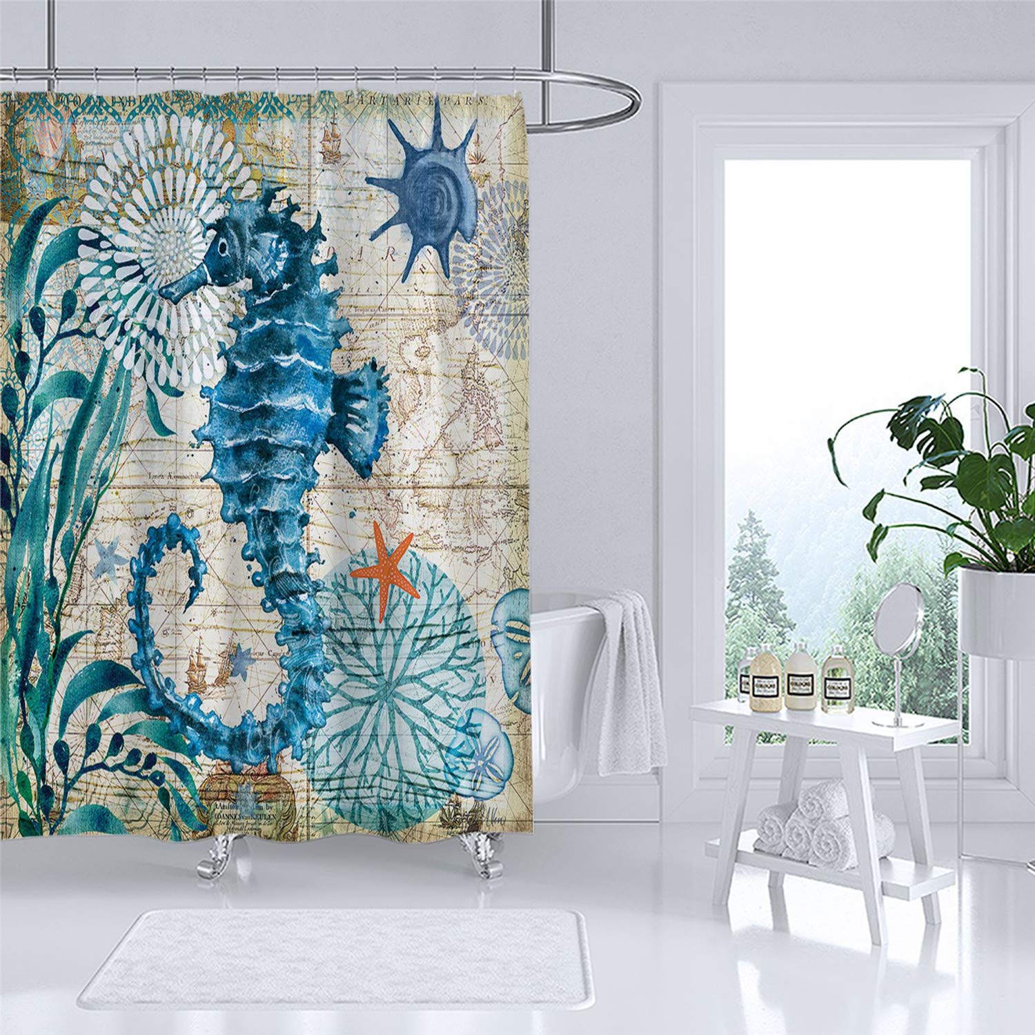 Beach Themed Curtain Material at Molly Carmichael blog