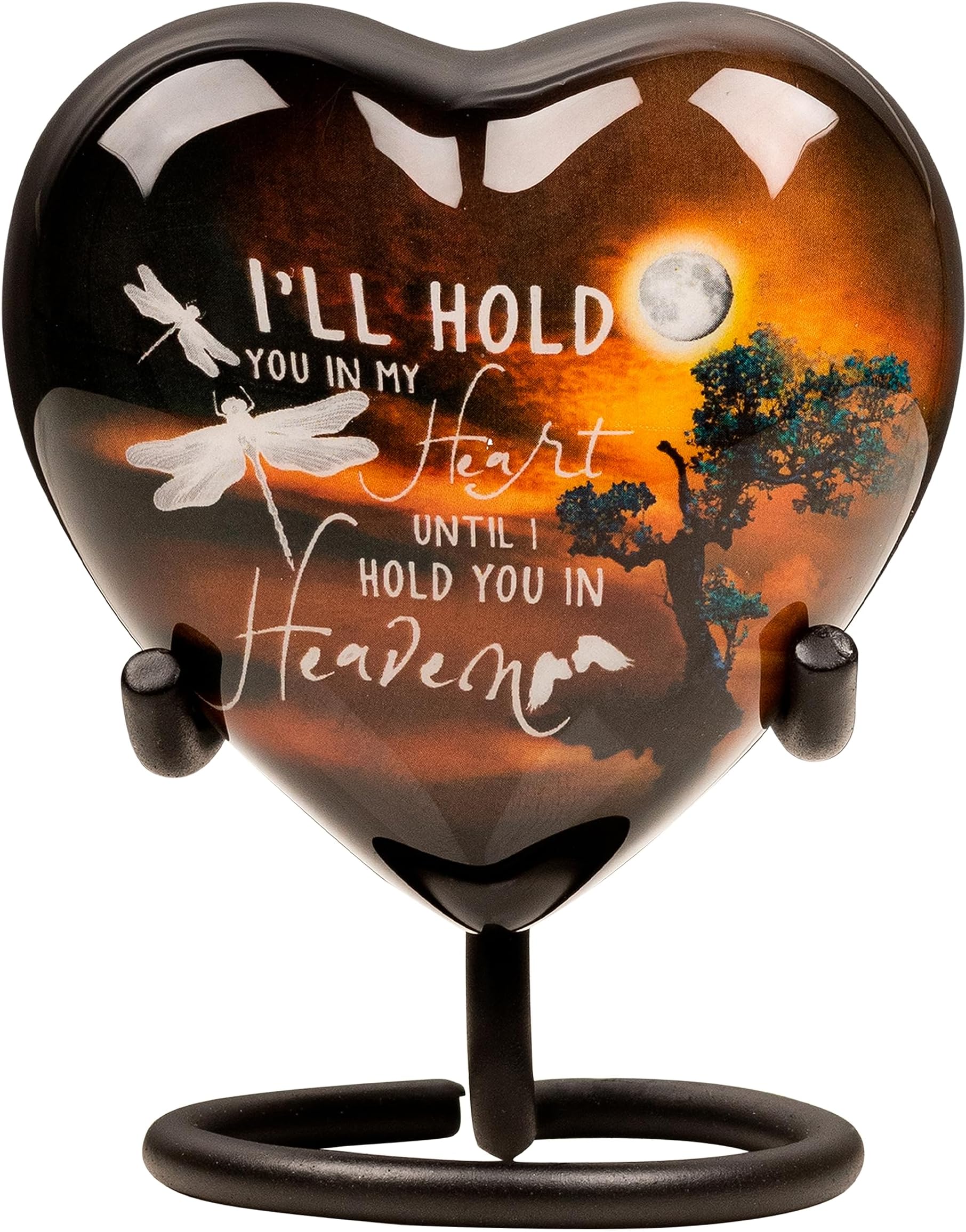 Amazon.com: Amaira Memorial Heart Keepsake Urn for Ashes | Mini ...