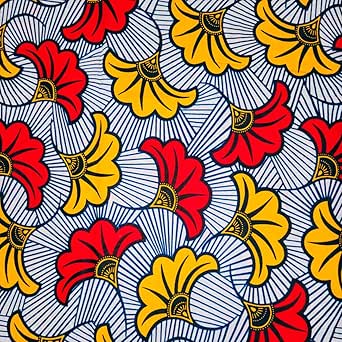 Amazon.com: African Fabrics by The Yard- Ankara, Kitenge Patterns with ...