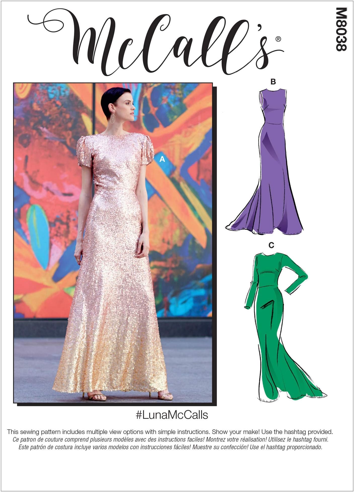 McCall's Patterns MC 6838 A5 6/8/ 10/12/ 14 Sewing Patterns, Multi ...