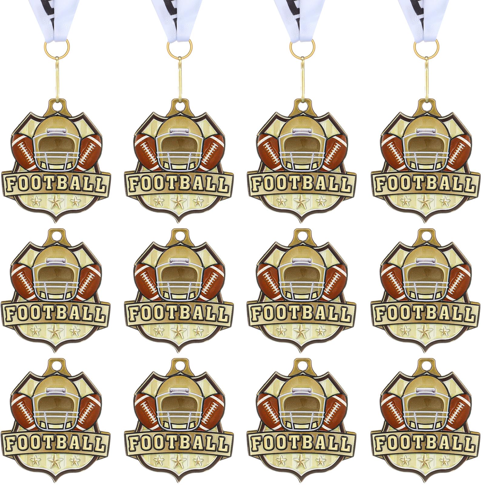 Snapklik.com : Ecation 24 Pcs Football Medals 2 Inch T-Ball Team Awards ...