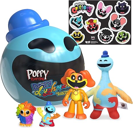 Amazon.com: Poppy Playtime - Doey Collector Bundle (6 Items) : Toys & Games