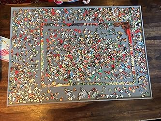 Amazon.com: Jigthings – Jigboard 2000 – Jigsaw Puzzle Board for Puzzles ...