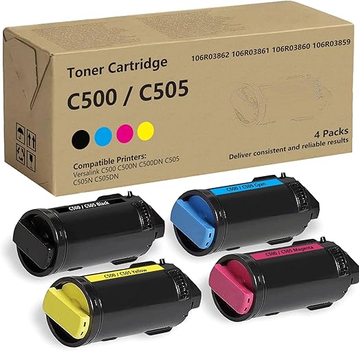 Amazon.com: Chipink C500 C505 Toner Cartridge Set Replacement for ...