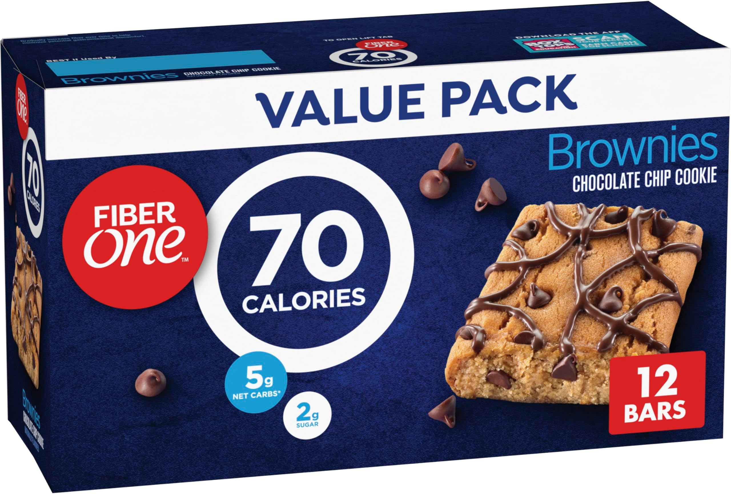 Amazon.com: Fiber One Supreme Brownies, Triple Chocolate, Snack Bars, 1 ...