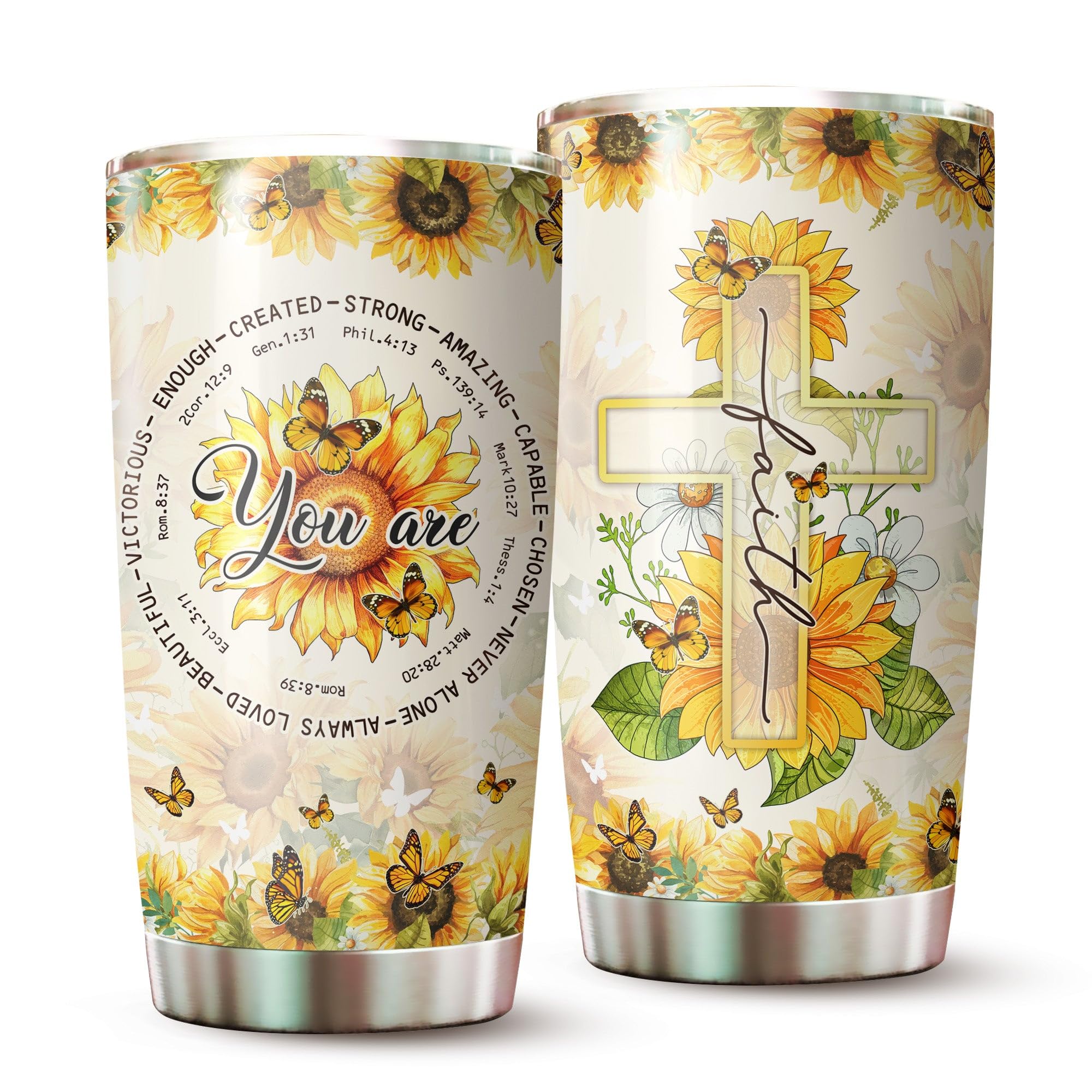 Amazon.com | MARSANA Christian Tumbler - Christian Gift for Women ...