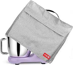 Amazon.com: Mini angel Stand Mixer with Grey Dust Cover,10-Speed 5.5QT ...