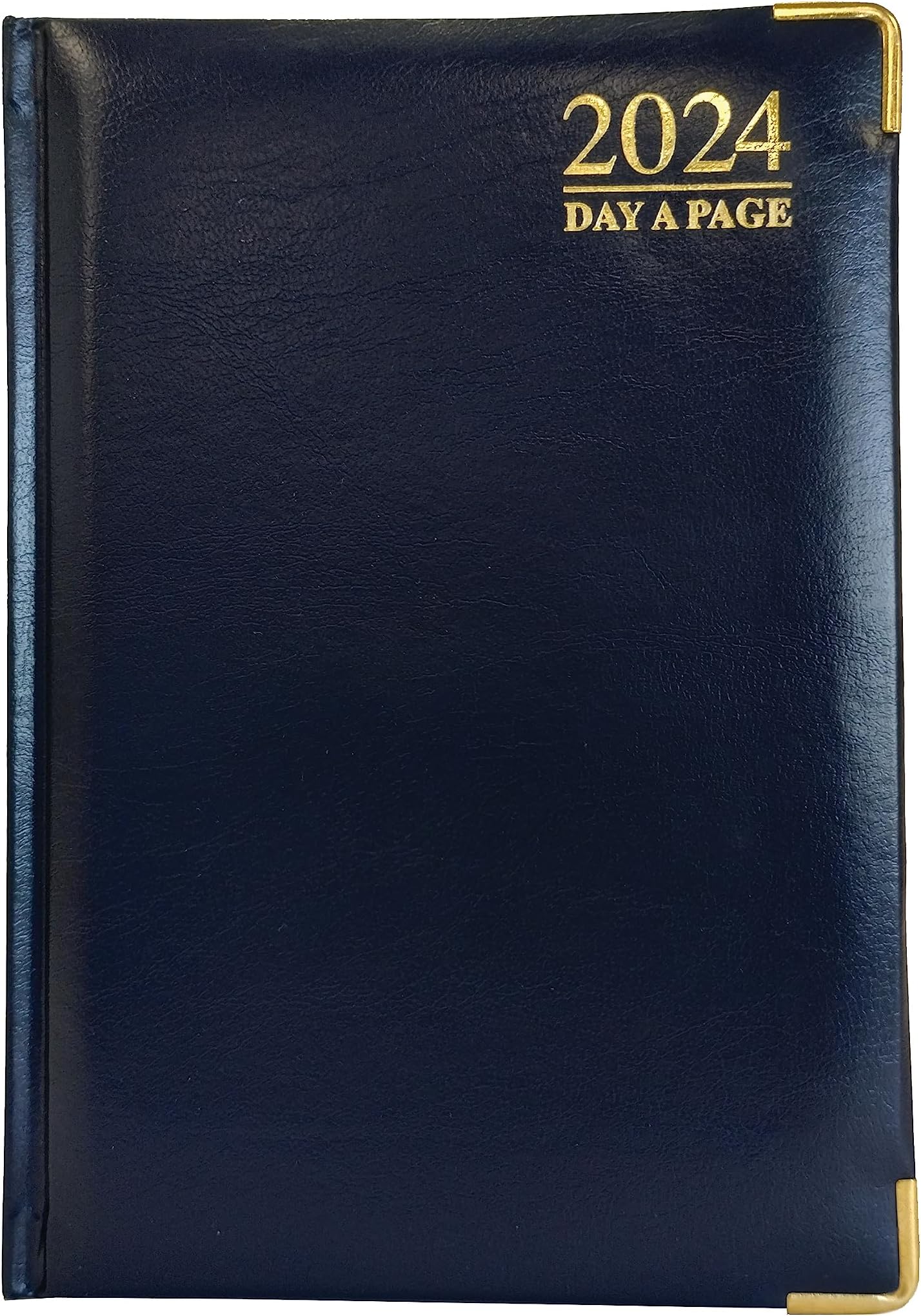 2024 A4 one day to a page hardback diary full page saturday sunday ...