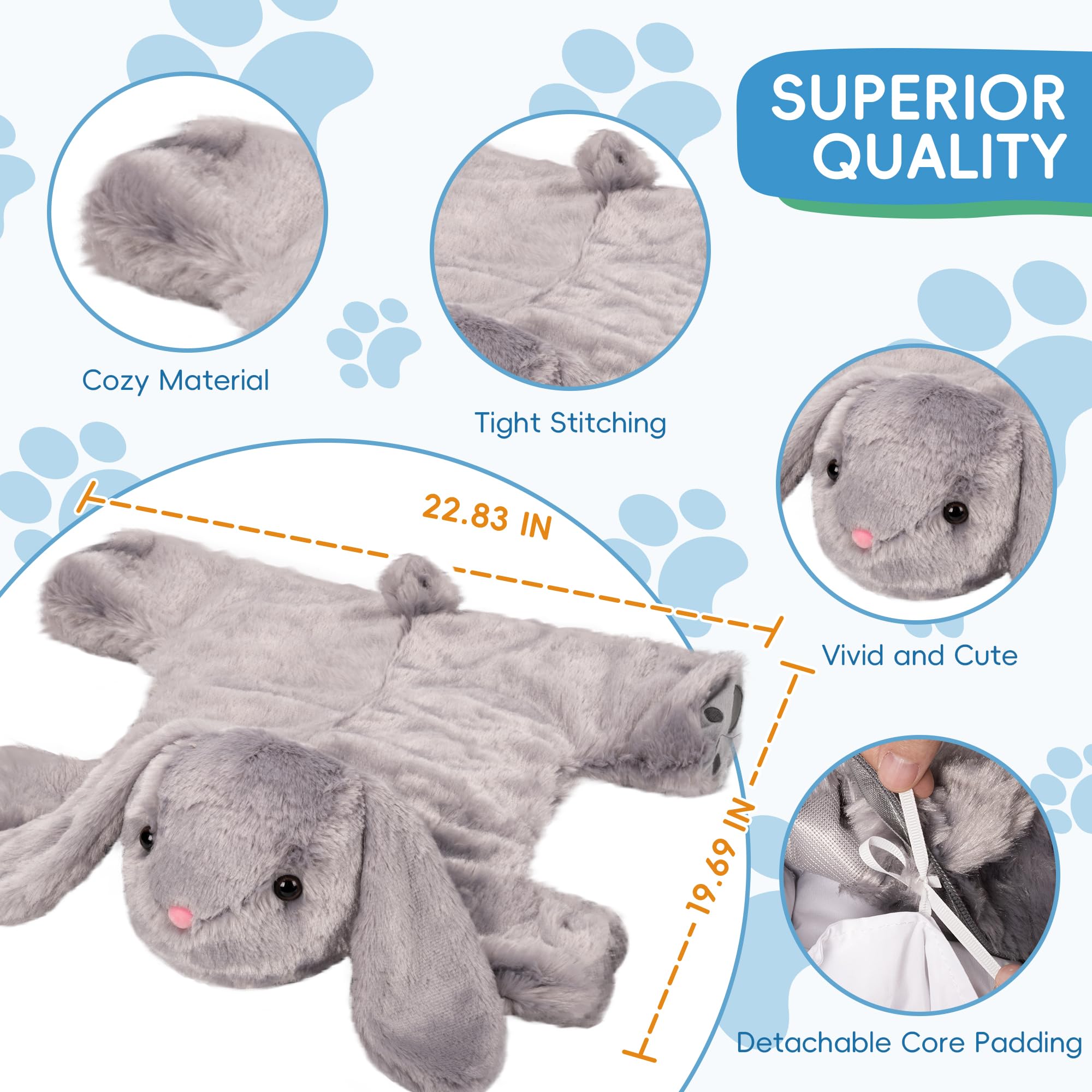 Snapklik.com : OUTREE Weighted Lap Pad For Kids 22.83 19.69 in,Weighted ...